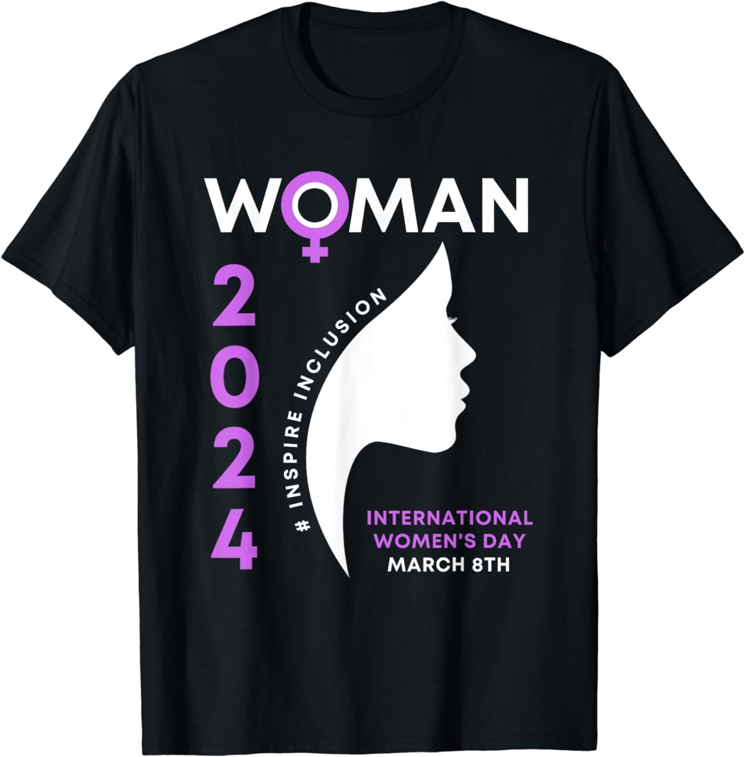 Inspire Inclusion International Women's Day 2024 T-Shirt - Walmart.com