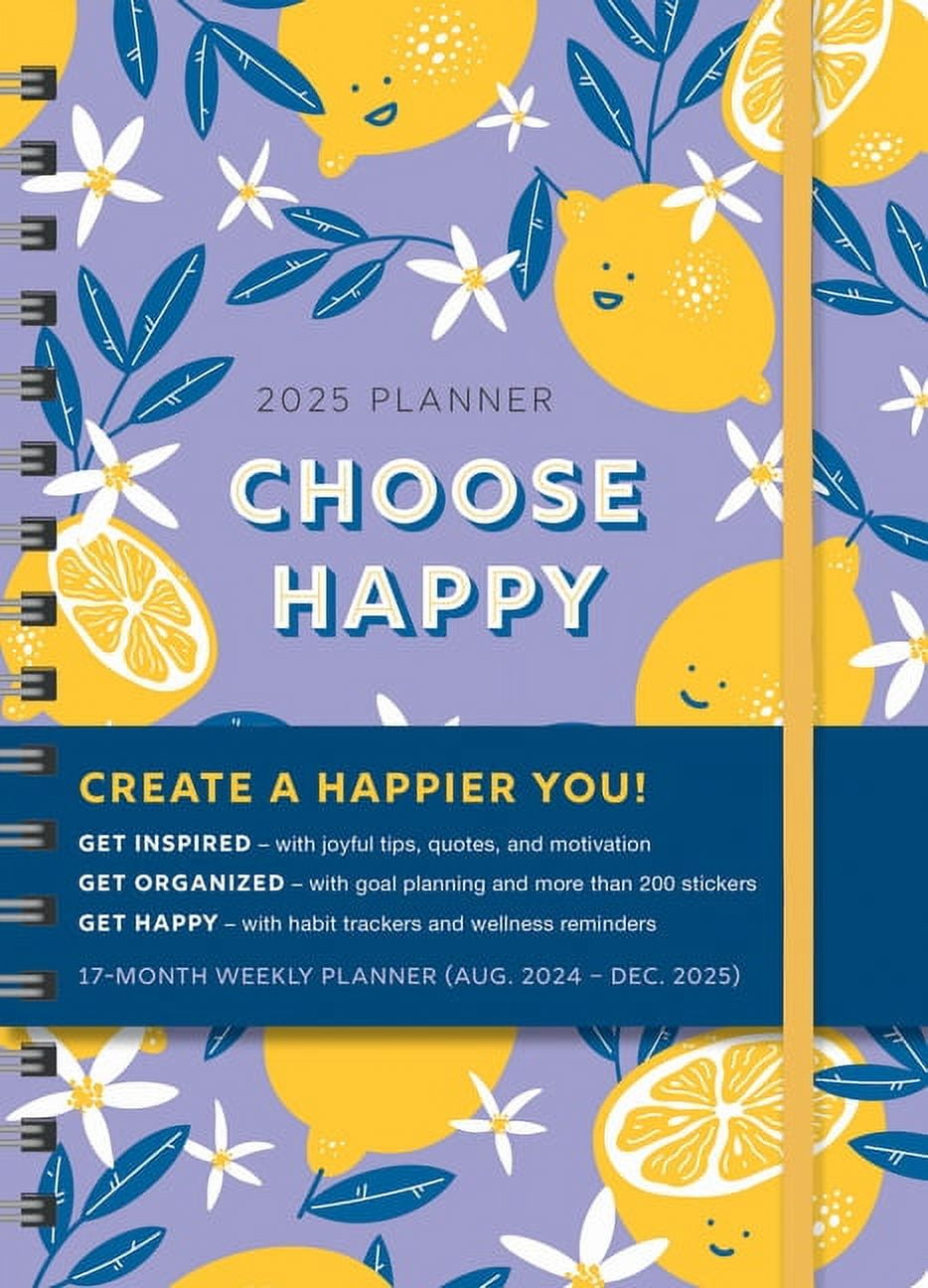 Inspire Instant Happiness Calendars & 2025 Choose Happy Planner: August ...