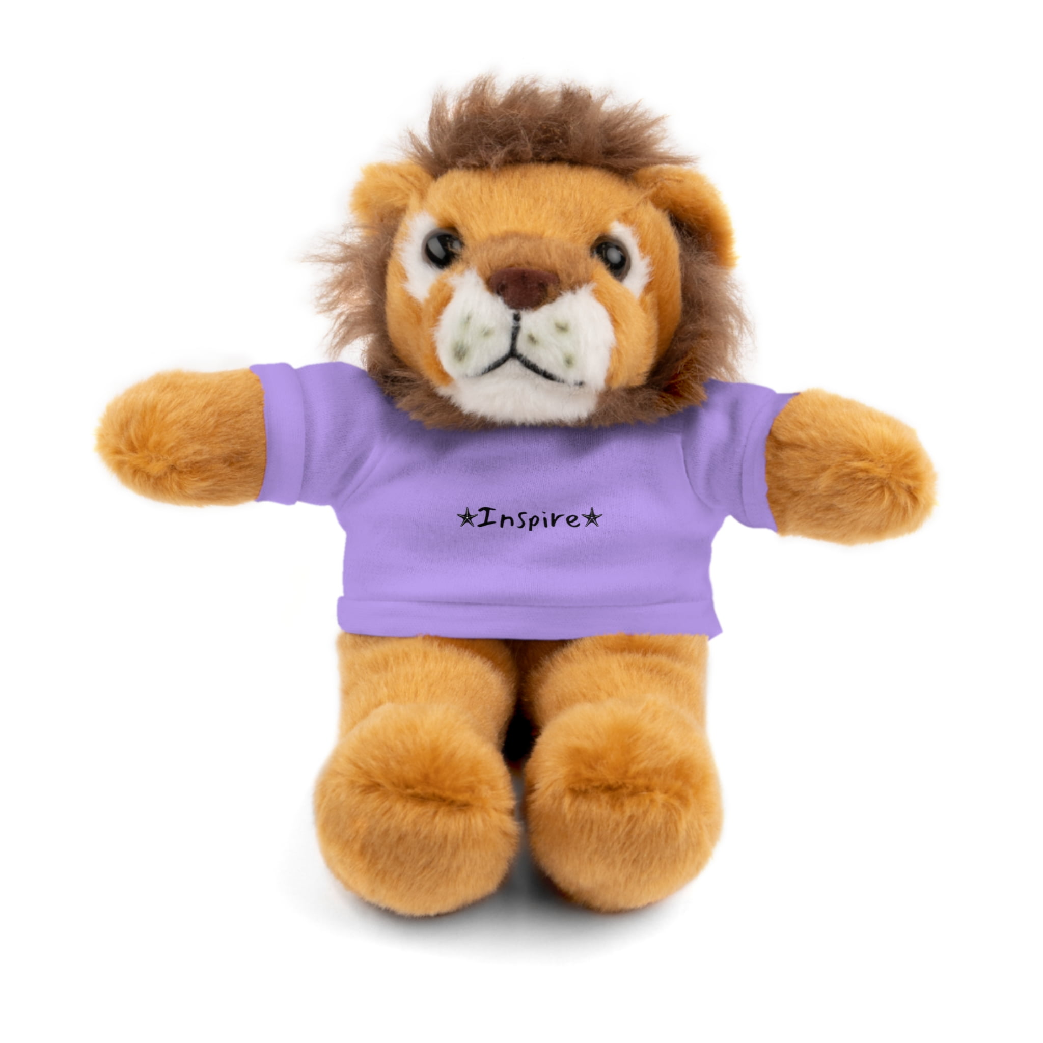 Inspire Lion Stuffed Animals with Tee - Walmart.com