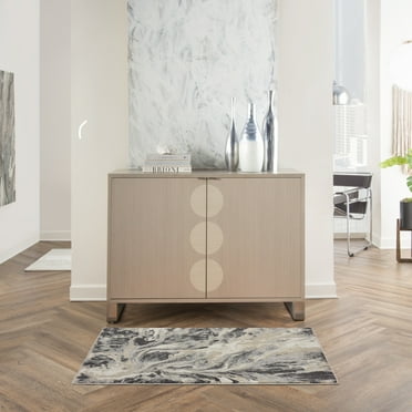 Mohawk Home Prismatic Gold Vein Grey Contemporary Abstract Precision ...