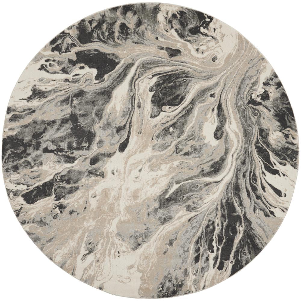 Inspire Me! Home Decor Elegance Modern Abstract Multicolor 7'10