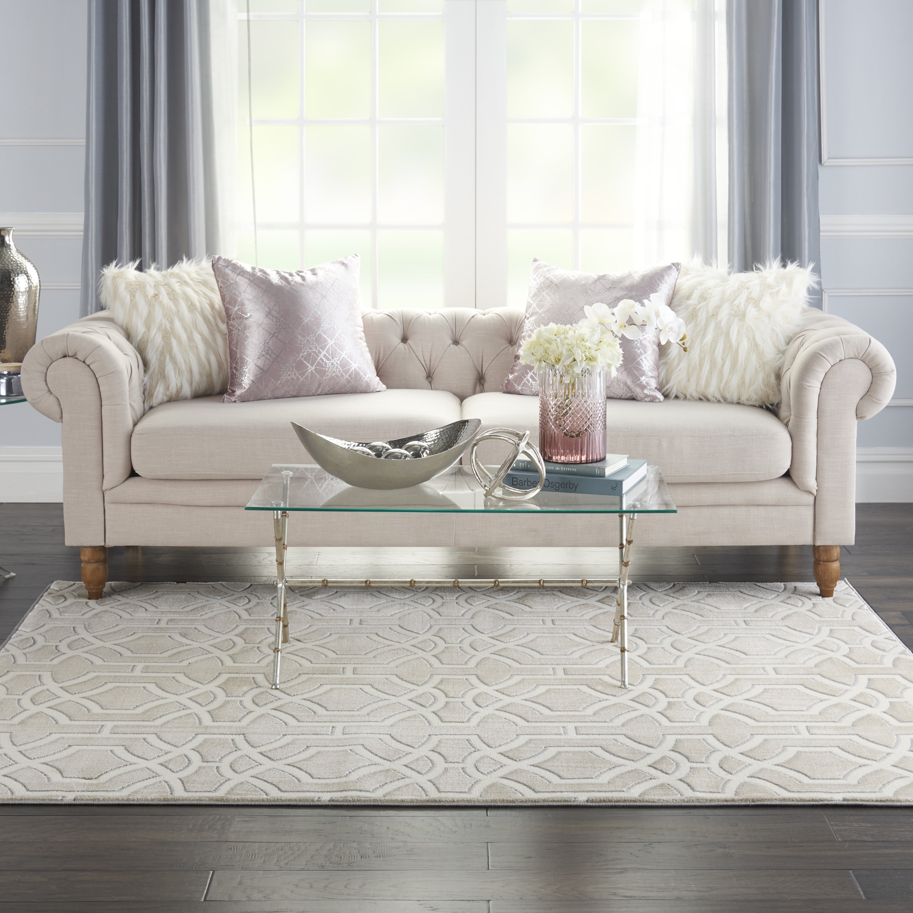 Free Shipping! Inspire Me! Home Decor Joli All-over design Area Rug, 63 ...