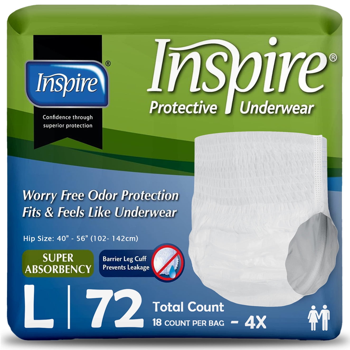 Inspire Protective Underwear for Men and Women | Adult Diapers Women ...