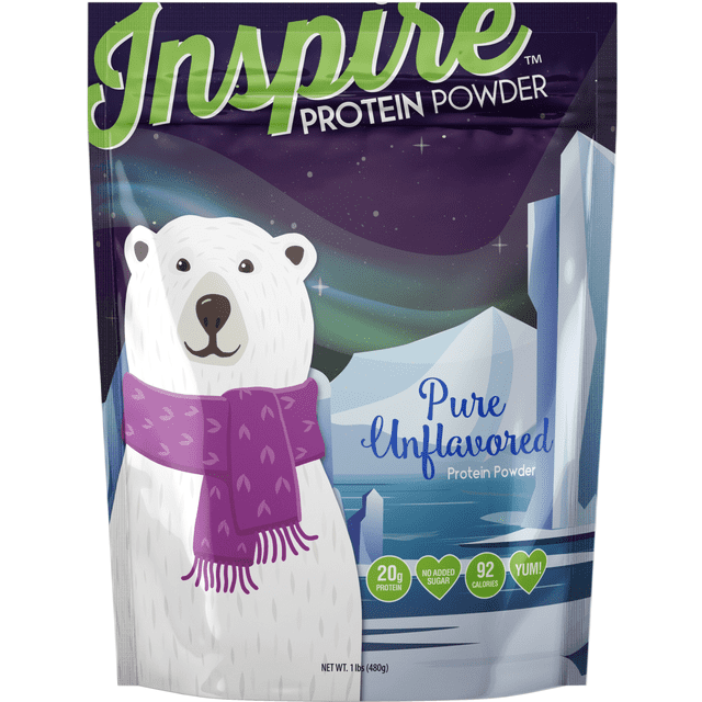 Inspire Pure Unflavored Protein Powder by Bariatric Eating - Walmart.com