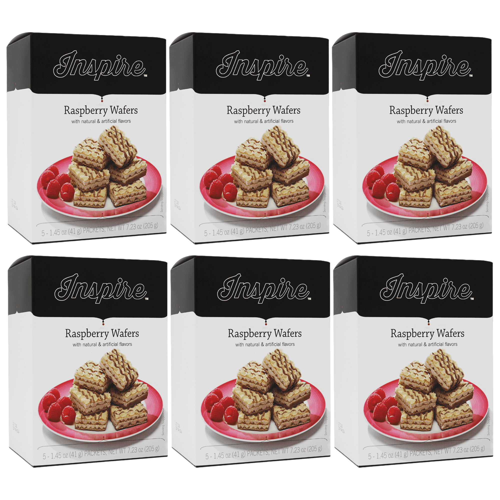 Inspire Square Protein Wafers by Bariatric Eating - Raspberry Size: 6 ...