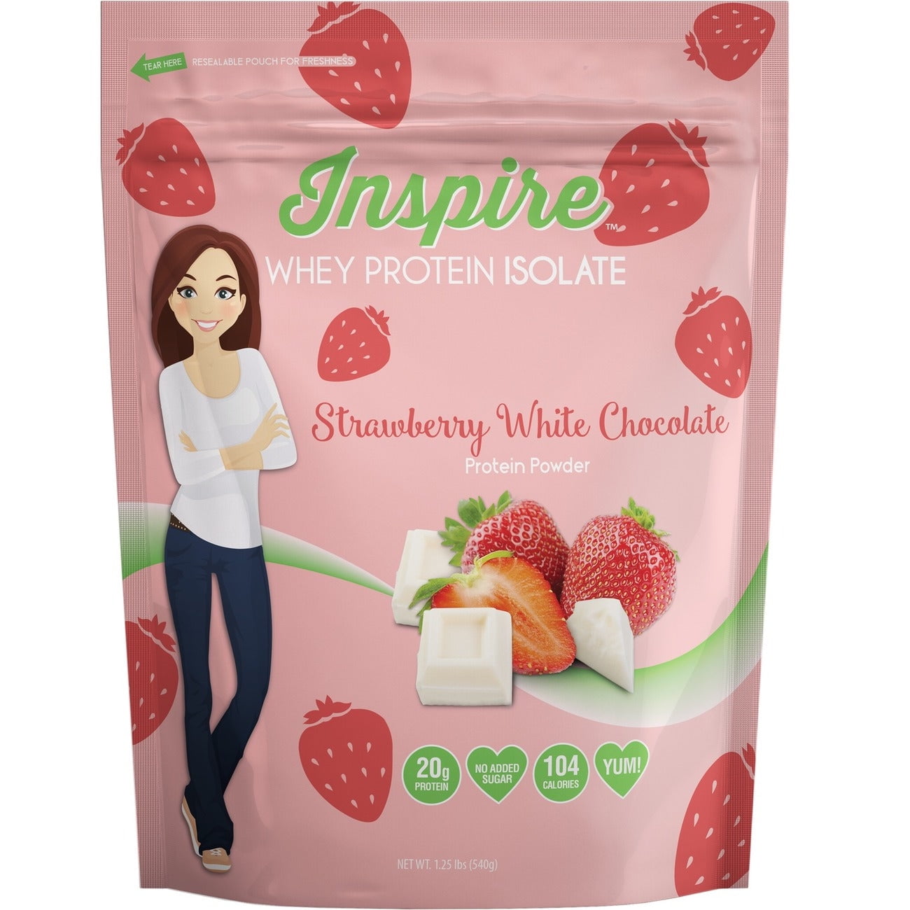 Inspire Strawberry White Chocolate Protein Powder by Bariatric Eating ...