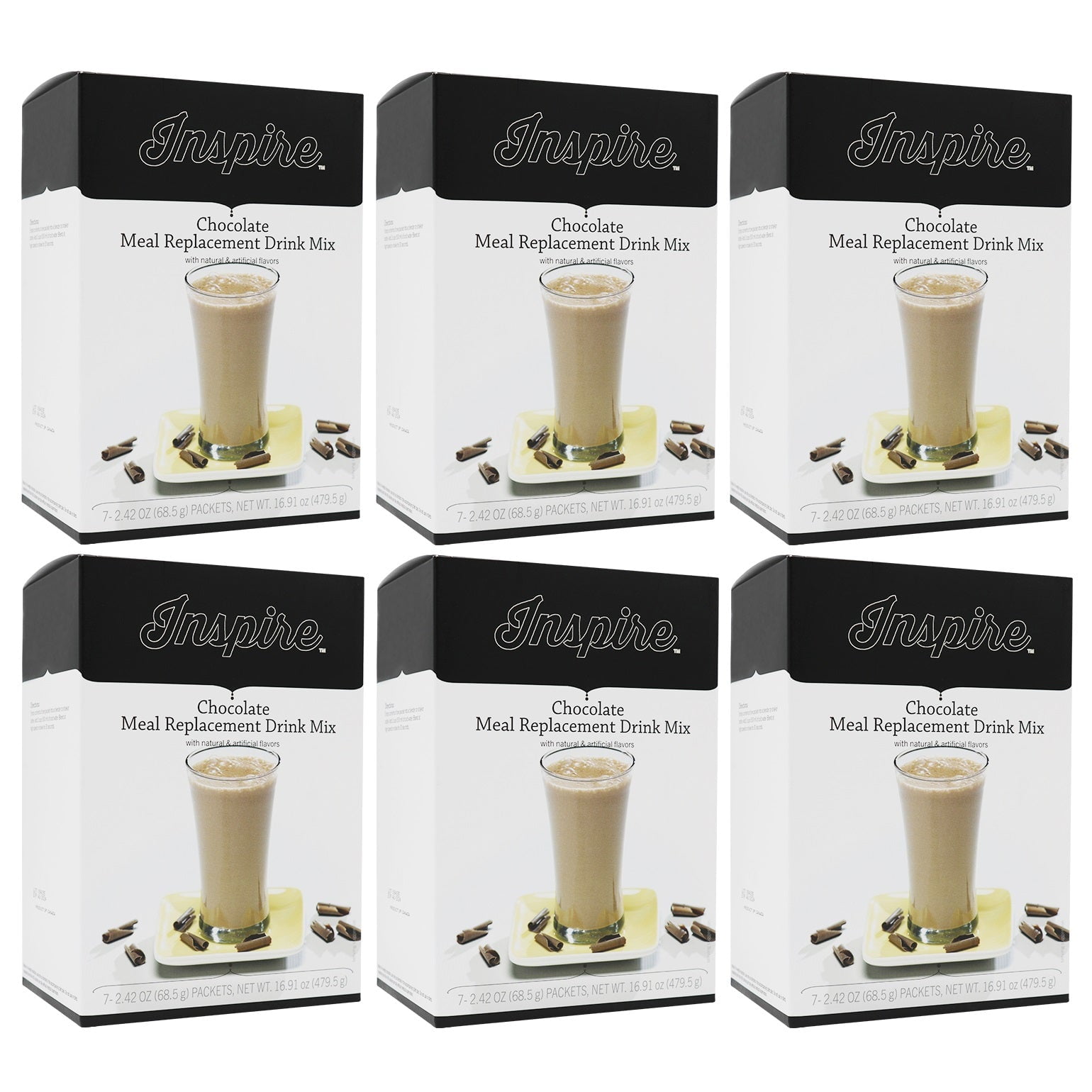 Inspire Very High Protein (35g) Shake Meal Replacement - Chocolate Size ...