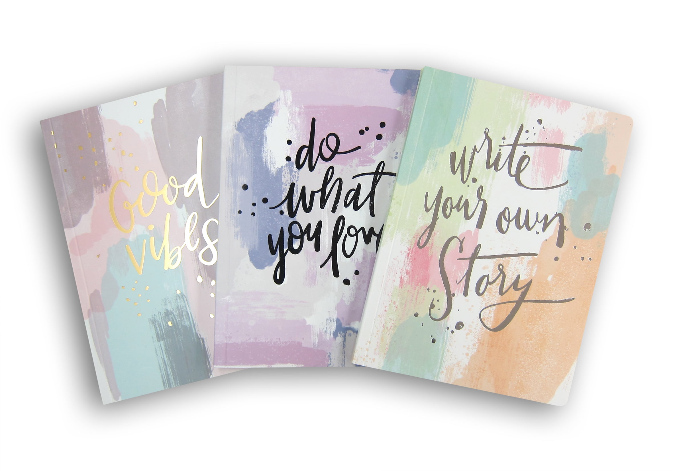 Class Act Stationery Inspirational 3-Pack Bound Journals 8"x6 ...