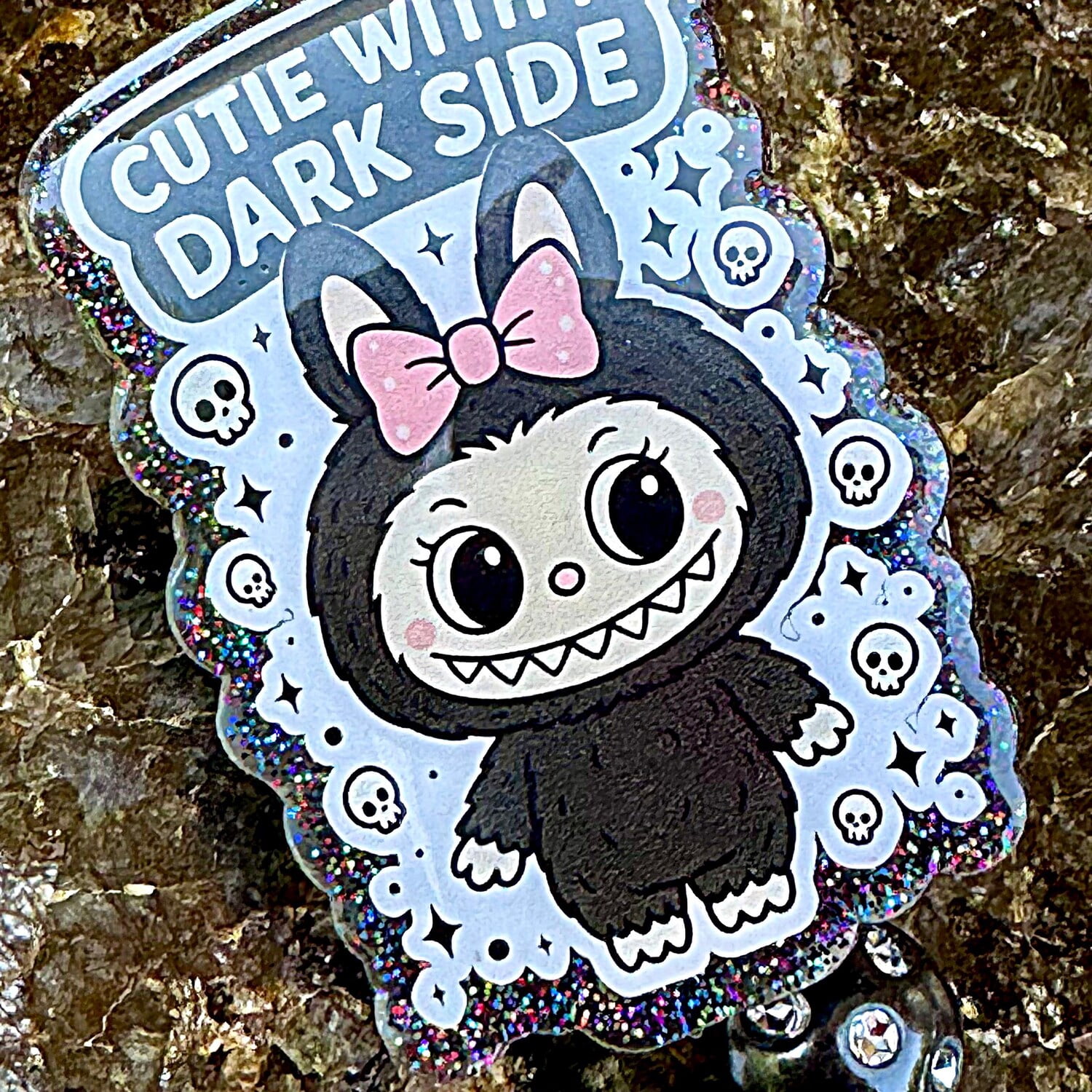 Inspired Crazy Scary Cute Funny Black Doll Keychain Nurse Teacher ...