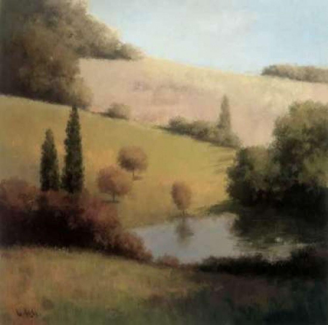 Inspired Hillsides I Poster Print by Udell (24 x 24) - Walmart.com