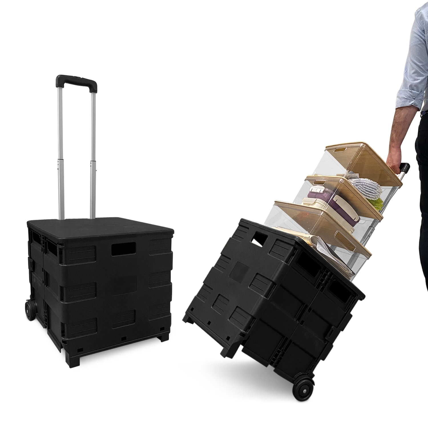 Pack And Roll Collapsible Cart