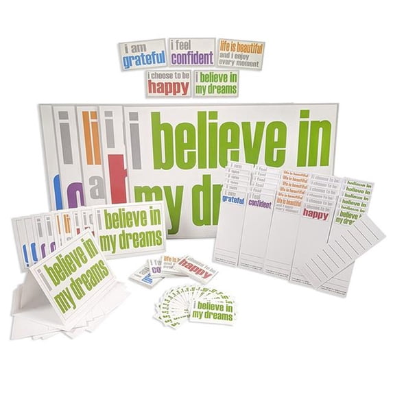 Inspired Minds Confidence Ultra Booster Set, Posters, Magnets, Notes ...