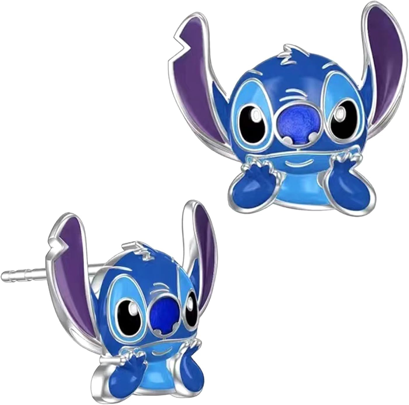 Inspired Stitch Earrings, Hypoallergenic Earrings Stitch Stuff Jewelry ...