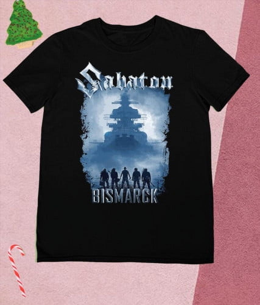 Inspireds Sabaton Bismarck Black Men Cotton All size T-shirt - Walmart.com
