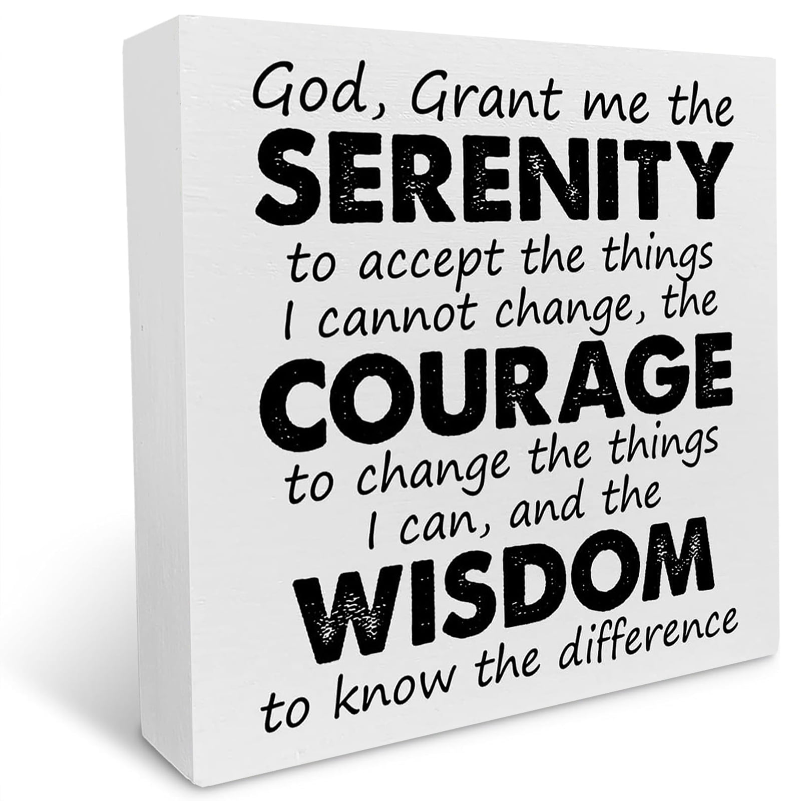 Inspiring Christian Decorative Wooden Box Sign God Grant Me Serenity ...