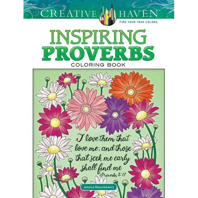 Inspiring Proverbs Coloring Book - Walmart.com
