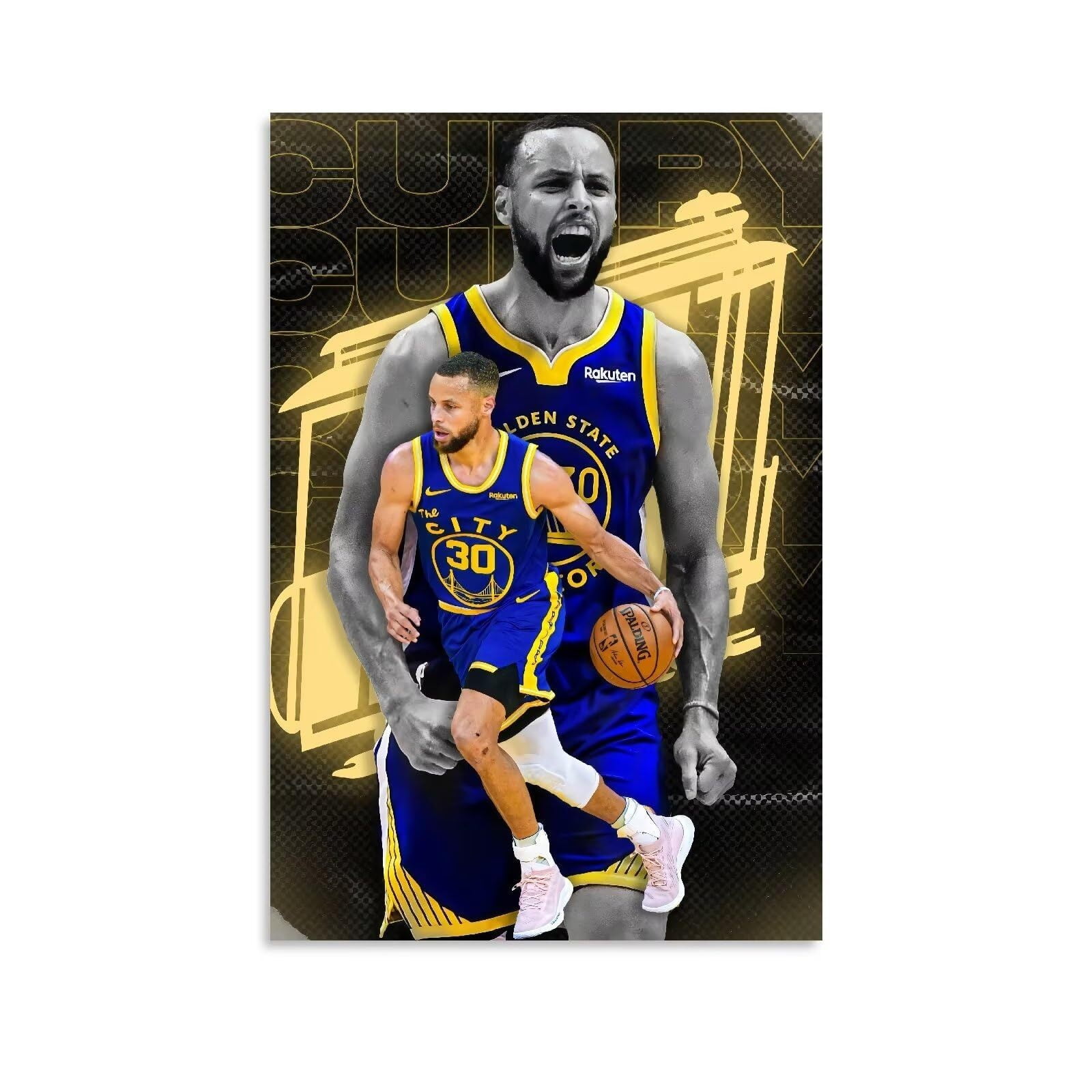 Inspiring Stephen Poster Curry Canvas Decoration Wall Art Gym Office ...