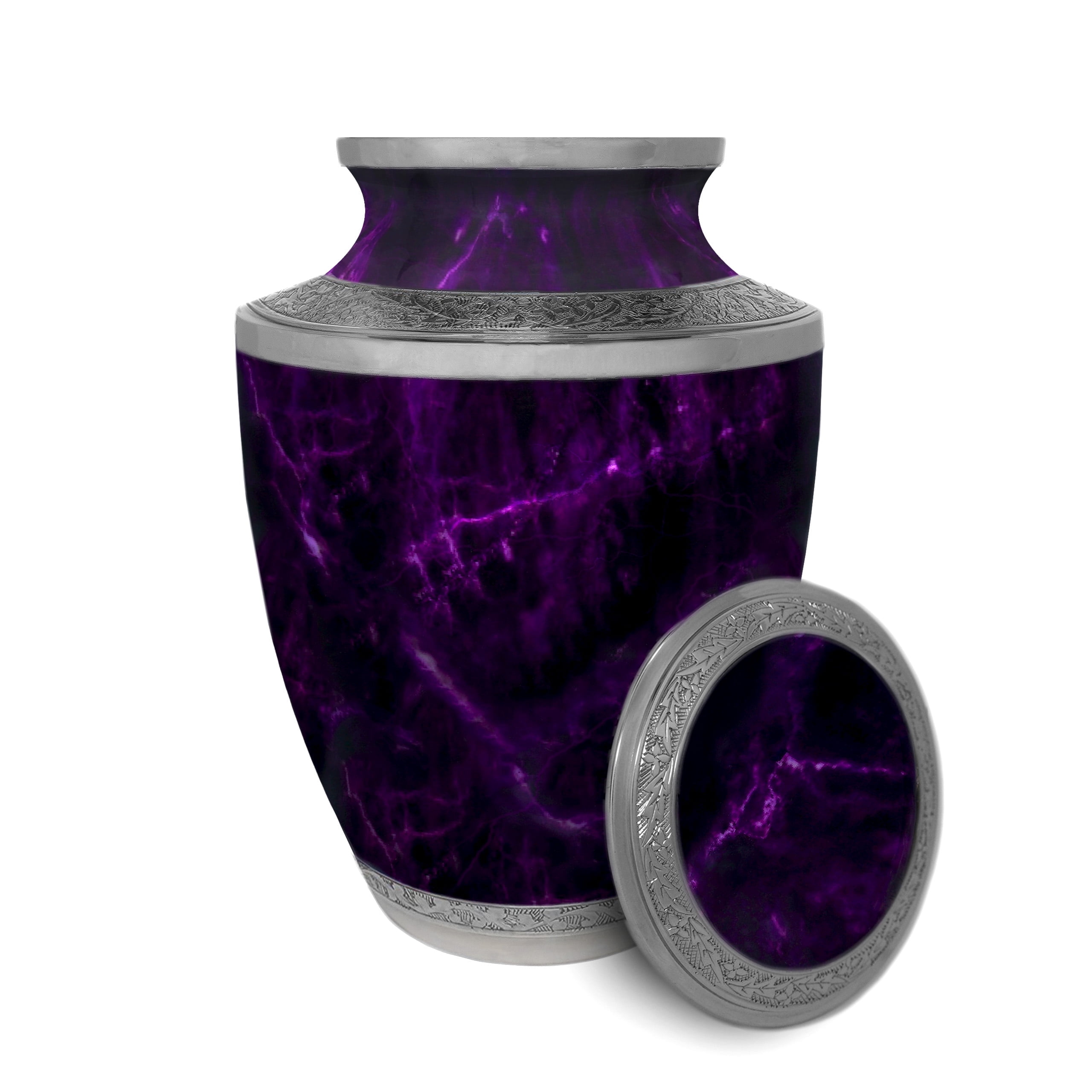 Inspiro, LLC Cremation Urn Peaceful Purple Cremation Urn for Human ...