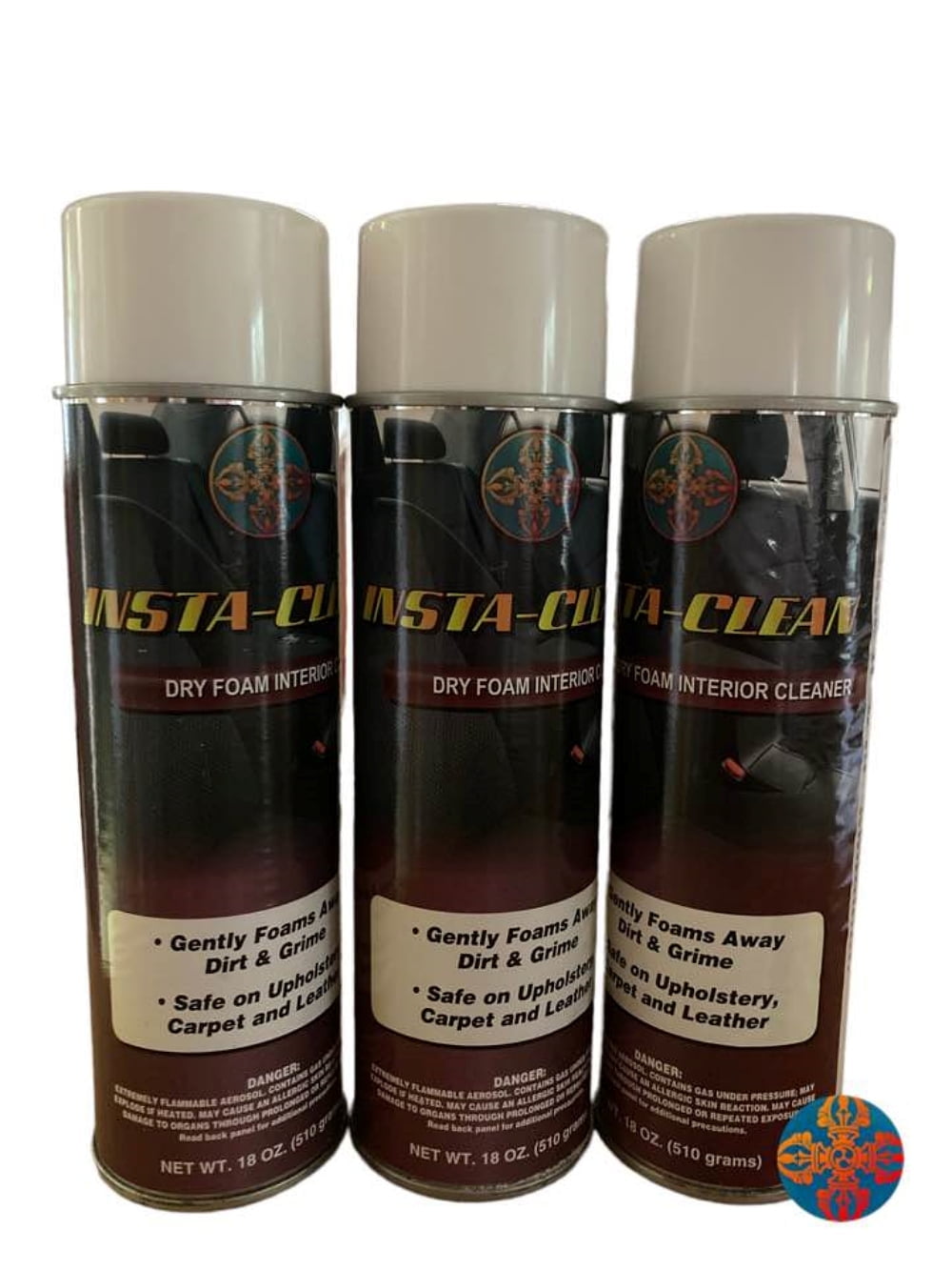 Insta-Clean Universal Interior Car Cleaning Product. Foam on Vacuum Out ...