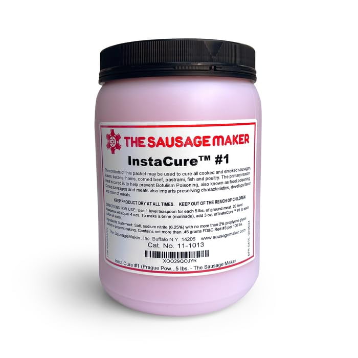 Insta Cure #1, 5 MZF22 Lb Pink Curing Salt, Prague Powder, Quick Cure ...