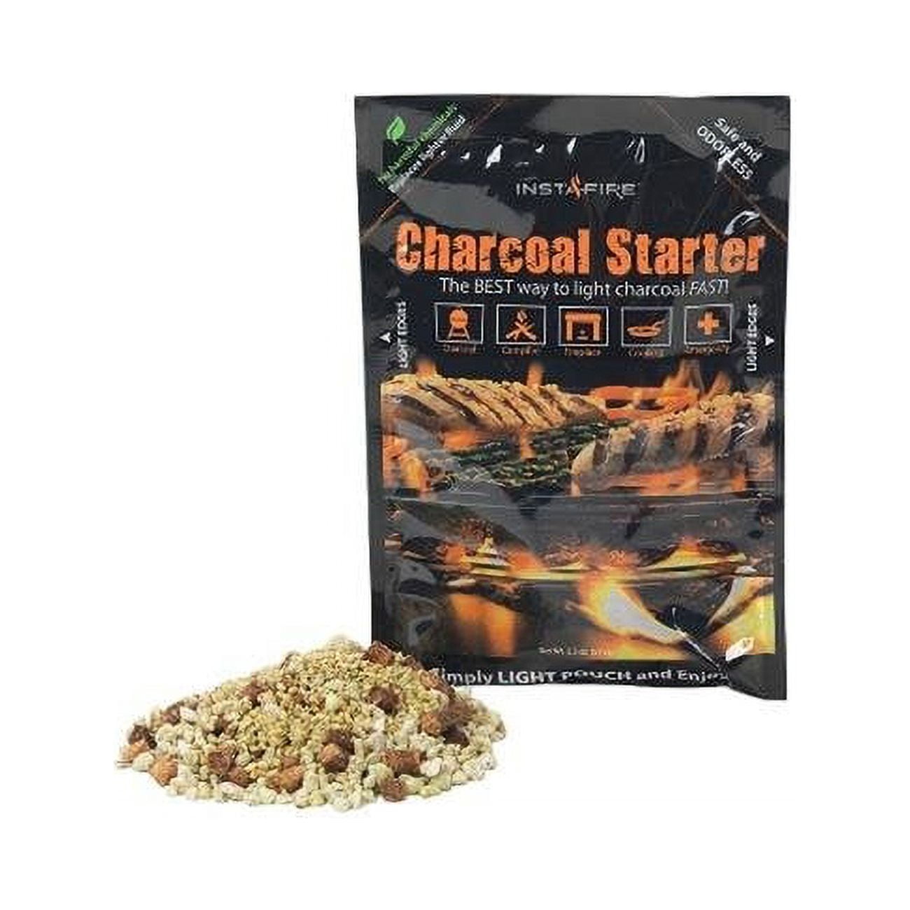 Insta-Fire Charcoal Starter Single Use Pouch - Walmart.com