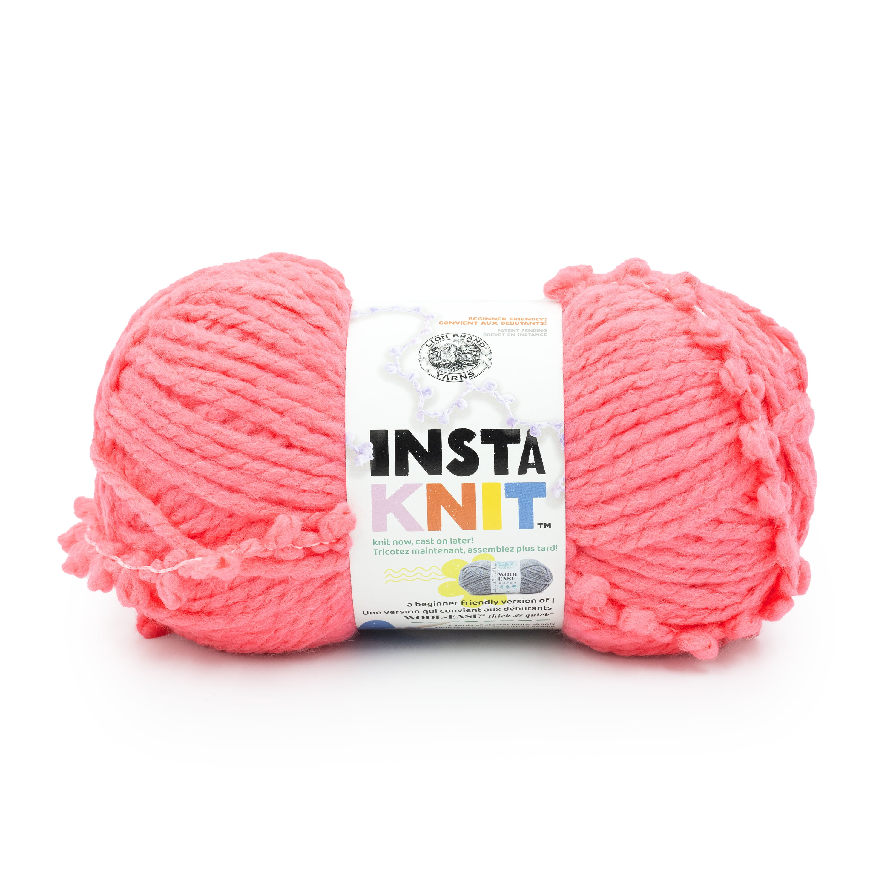 Lion Brand Instaknit Super Bulky Acrylic Yarn, Hot to Trot, 7.9oz/225g - Walmart.com