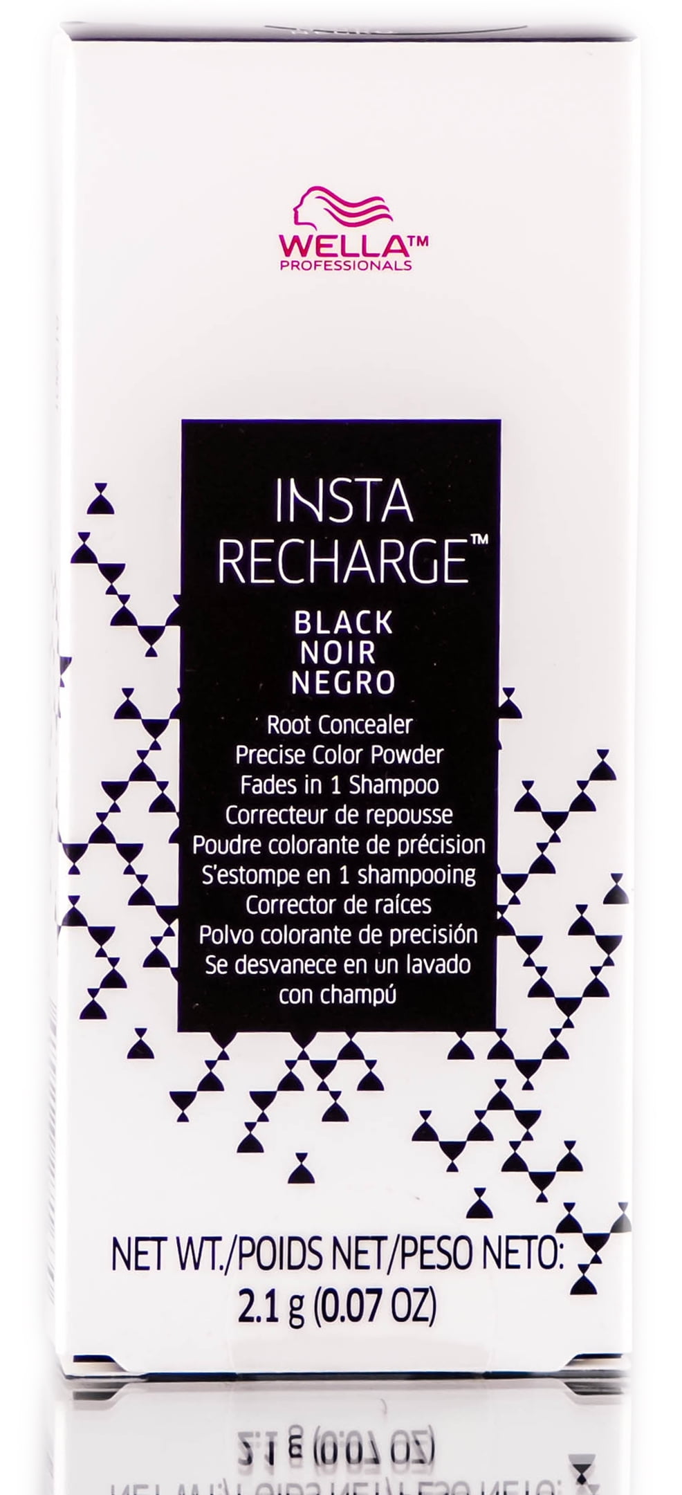 Insta Recharge Root Concealer Powder - Black by Wella for Unisex - 0.07 ...
