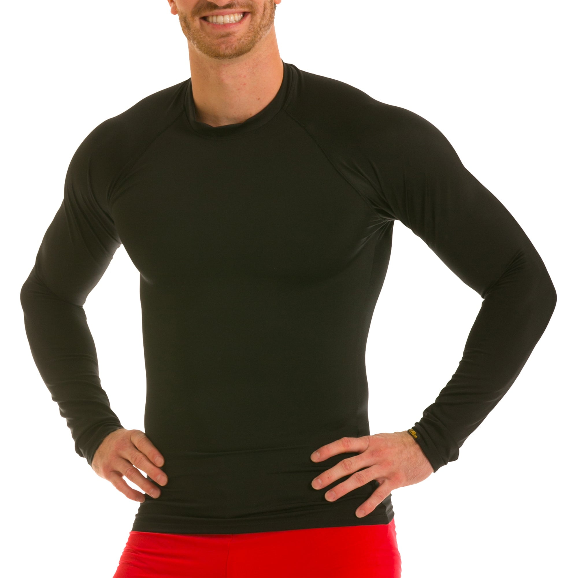 Insta Slim Activewear Compression Raglan Long Sleeve MA2010 - Walmart.com
