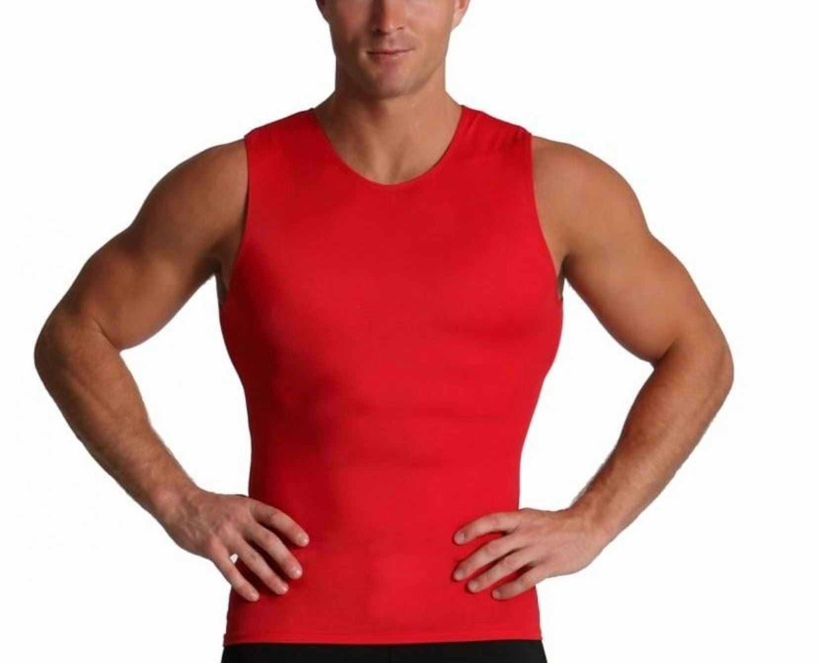 Insta Slim Activewear Compression Sleeveless Crew Neck Tank TA00N1 ...