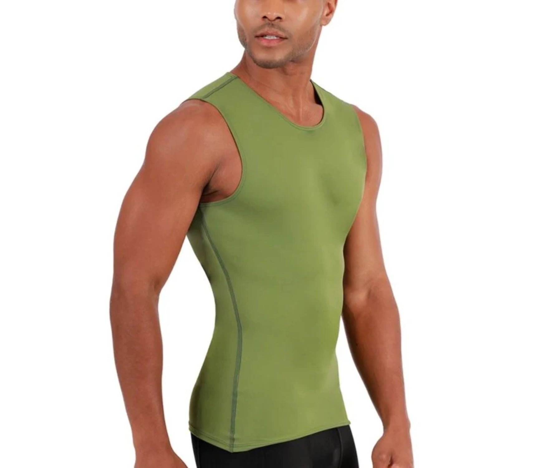 Insta Slim I.S.Pro USA Medium Compression Sleeveless Crew Tank ...