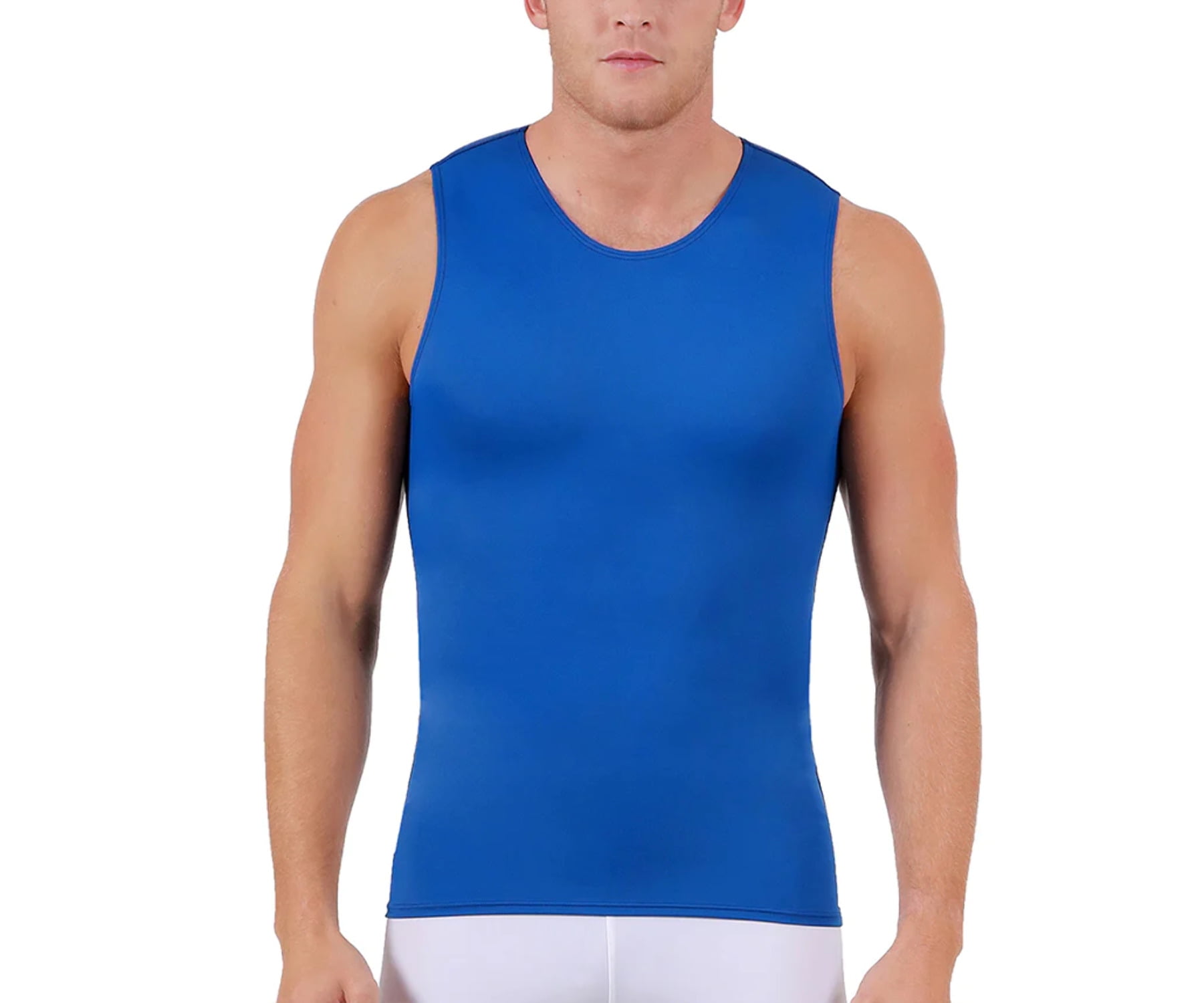 Insta Slim I.S.Pro USA Medium Compression Sleeveless Crew Tank ...