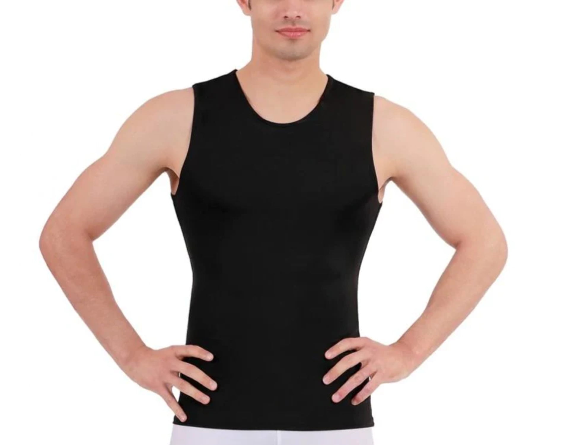 Insta Slim I.S.Pro USA Medium Compression Sleeveless Crew Tank ...