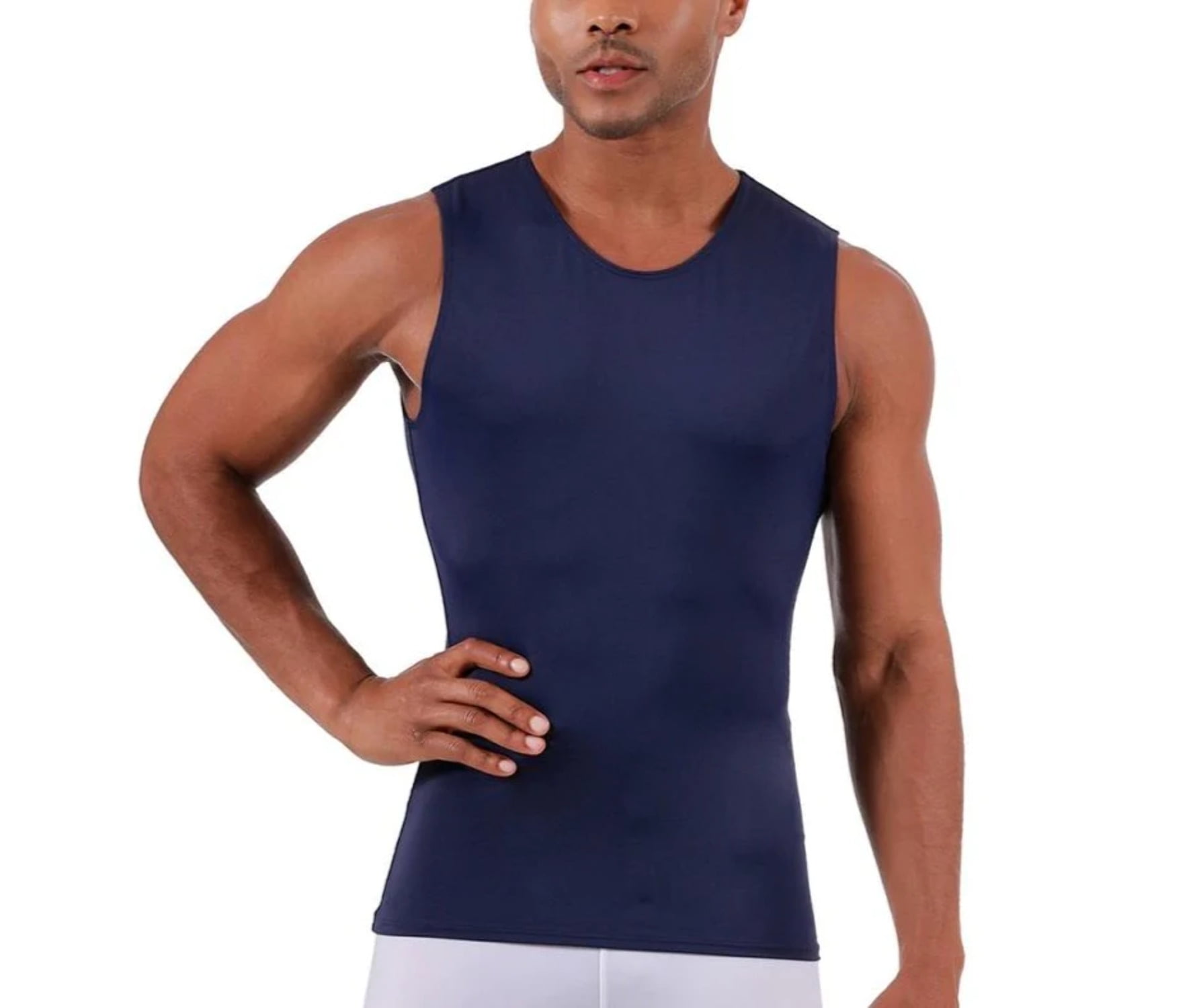 Insta Slim I.S.Pro USA Medium Compression Sleeveless Crew Tank ...