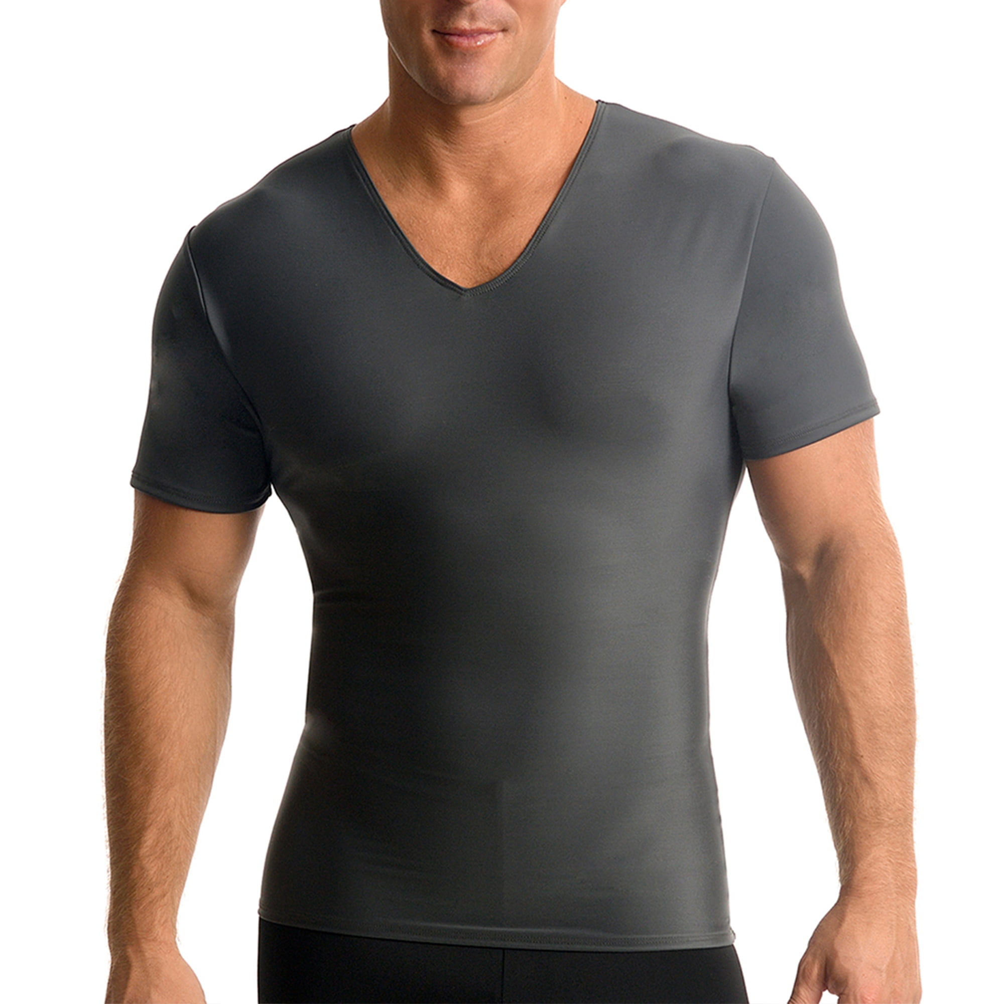Insta Slim - Made in USA - Firm Compression V-Neck Shapewear for Men ...