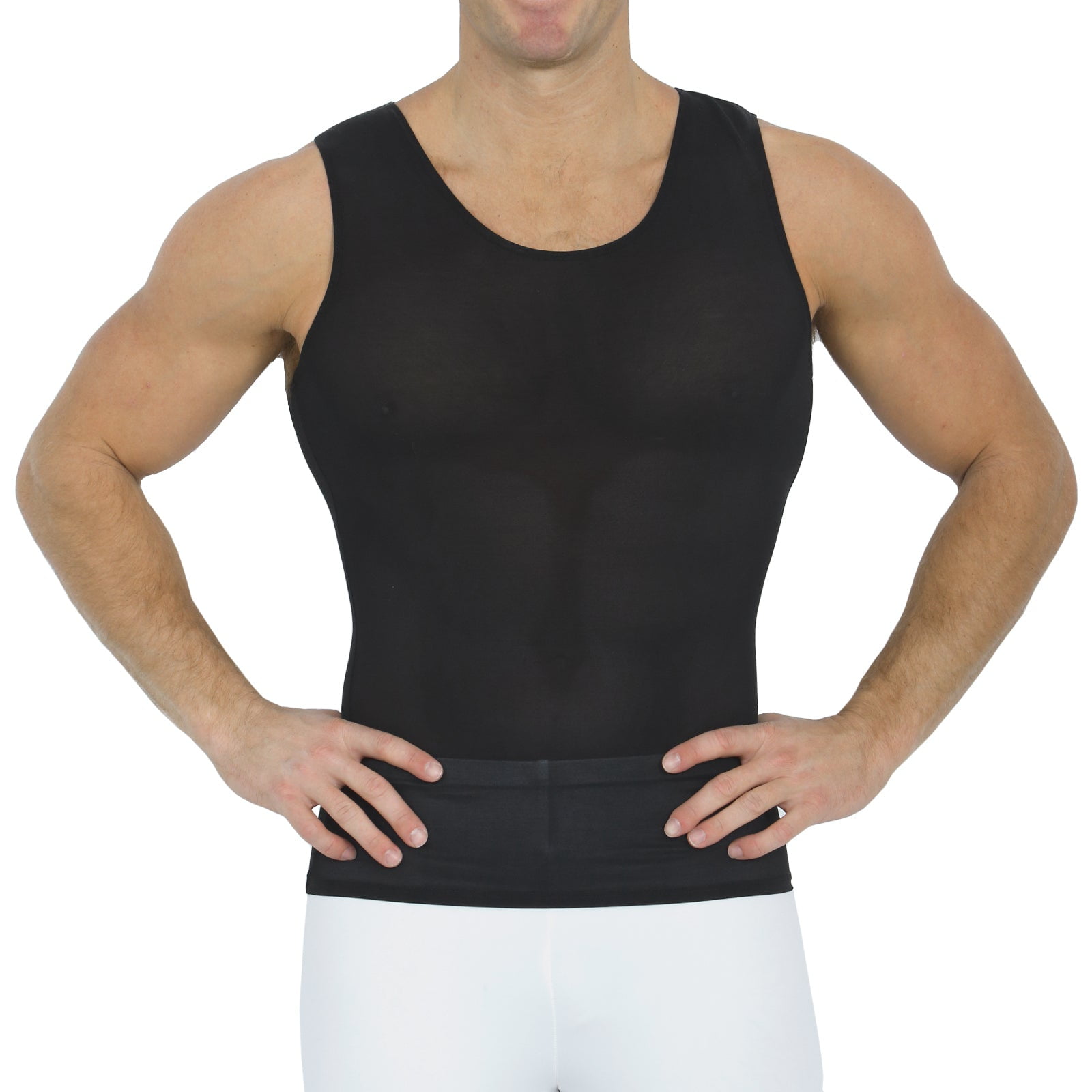 Insta Slim Power Mesh Compression Muscle Tank 180MS0001 - Walmart.com