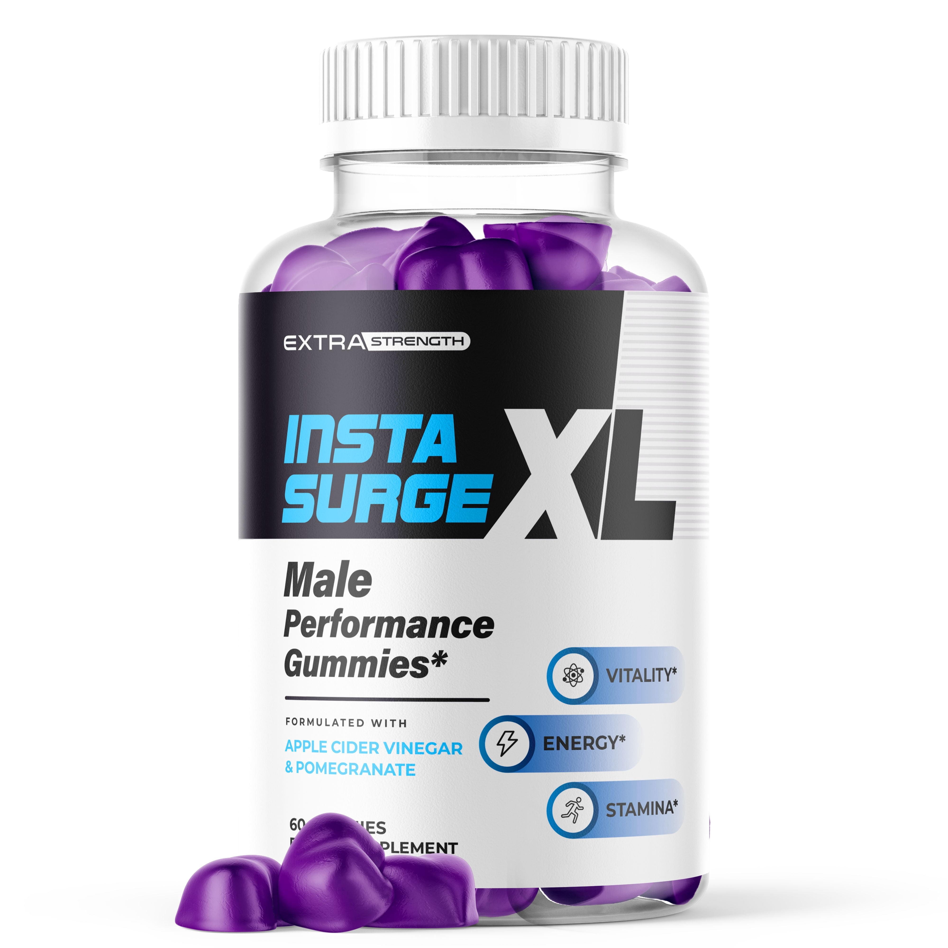 Insta Surge XL Gummies Advanced Formula All Natural Vitamin Supplement ...