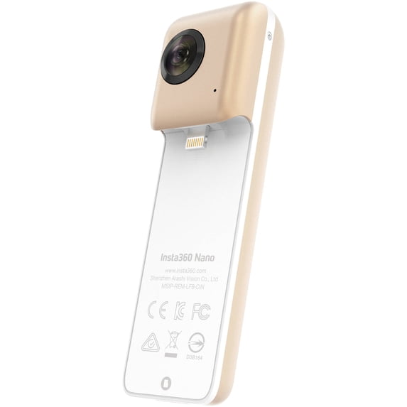 Insta360 360 3K VR Camera for iPhone CHAMPAGNE - Walmart.com