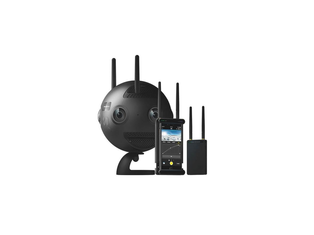 Insta360 Camera TINPPR2/B Pro 2 Bundle Spherical Video with Far Sight ...
