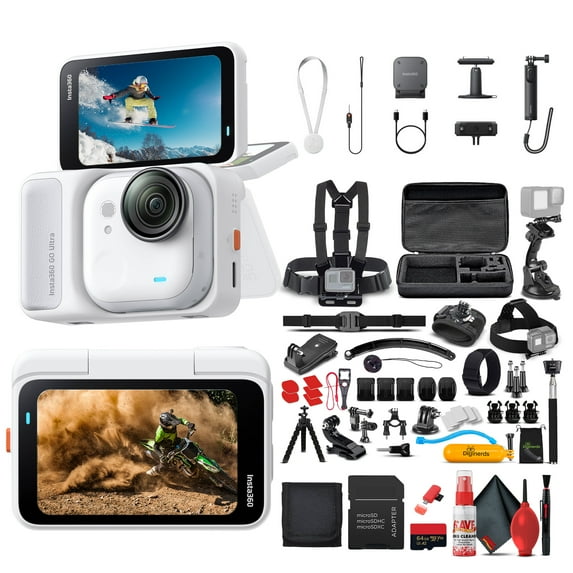 Insta360 GO Ultra Creator Bundle White | Compact Wearable Action Camera ...