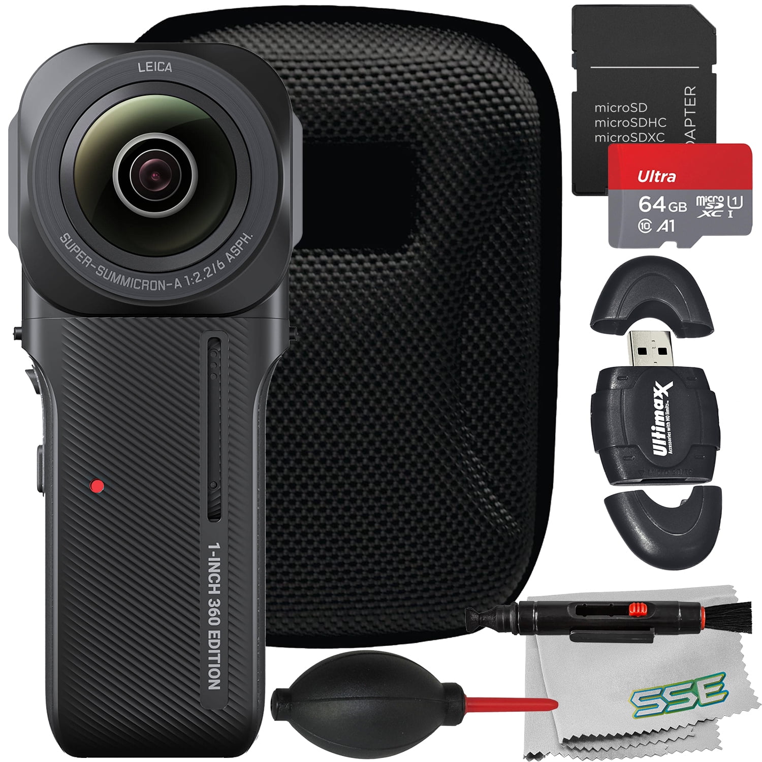 Insta360 ONE RS 1-Inch 360 Edition Camera with Basic Accessory Bundle ...