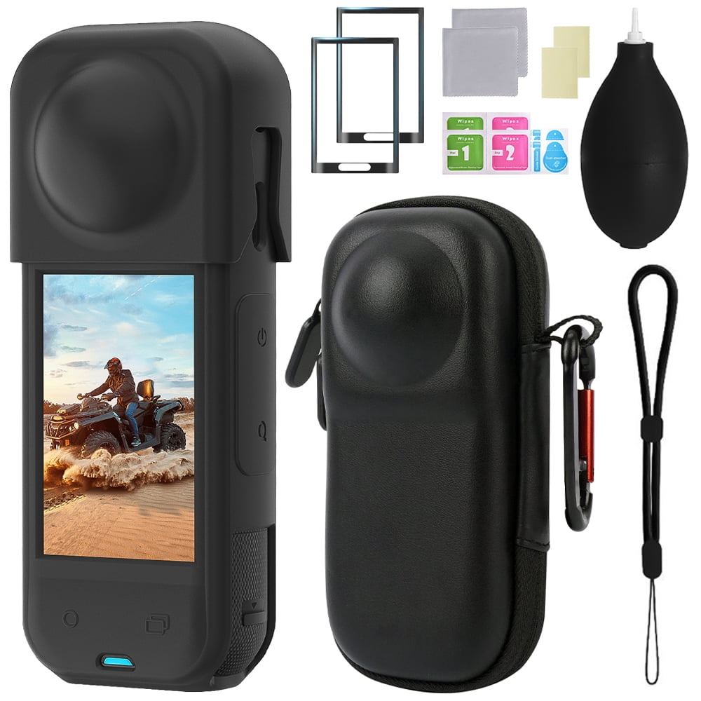 Insta360 X5 Accessories with Insta 360 X5 Case Bag, Silicone Camera ...