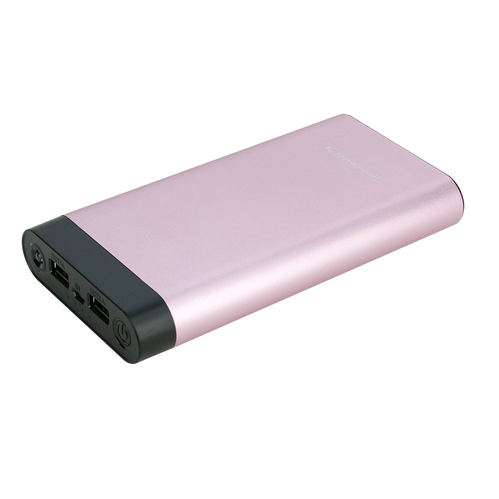 InstaCHARGE 16000mAh Dual USB Power Bank Portable Battery Charger Rose ...