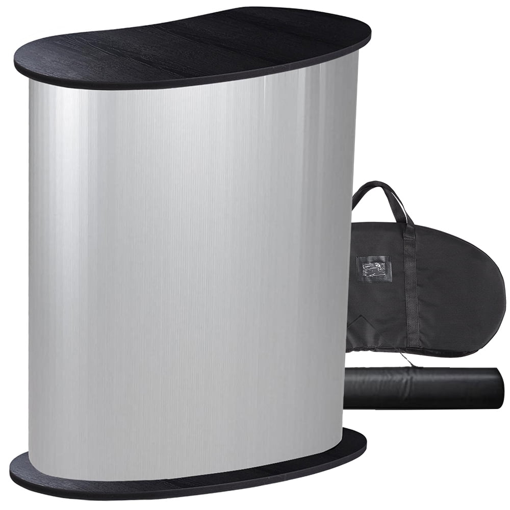 InstaHibit 32"x16"x37" Folding Portable Tradeshow Podium Table Display ...
