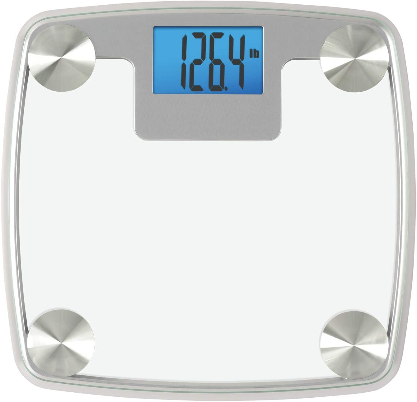 InstaTrack Digital Bathroom Scale, Silver - Walmart.com
