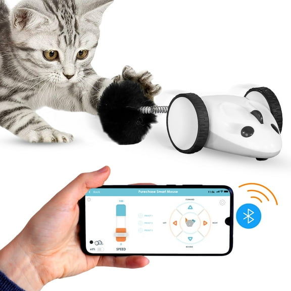 EcoNest Cat Puppy Interactive Puppy Interactive Automatic Rolling Smart ...