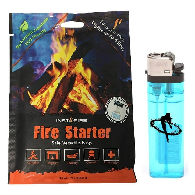 Instafire Fire Starter 3 Pack Bundle w/ Exclusive Lighter - Walmart.com