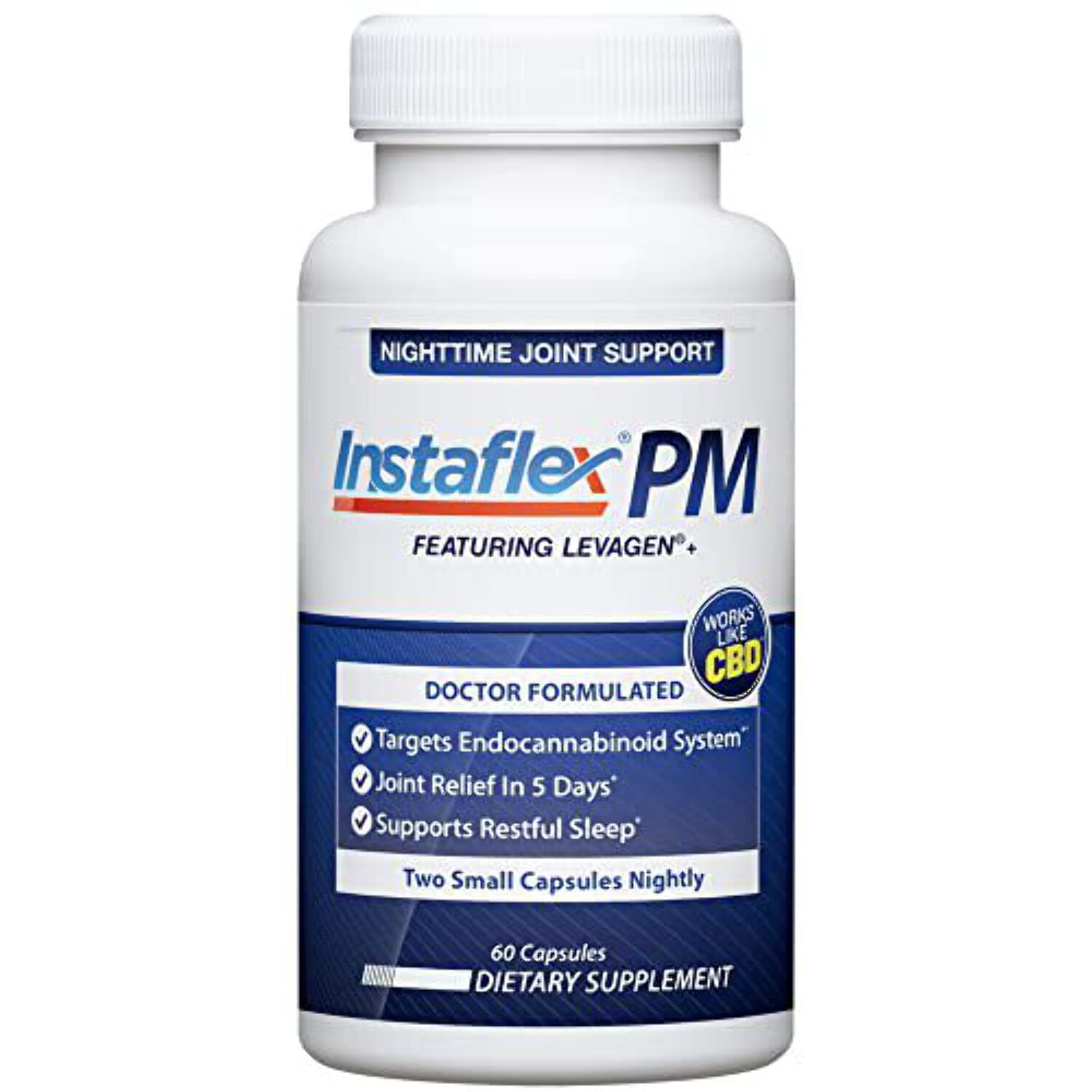 Instaflex PM Nighttime Joint Support, 60 Capsules, Levagen, Tamaflex ...
