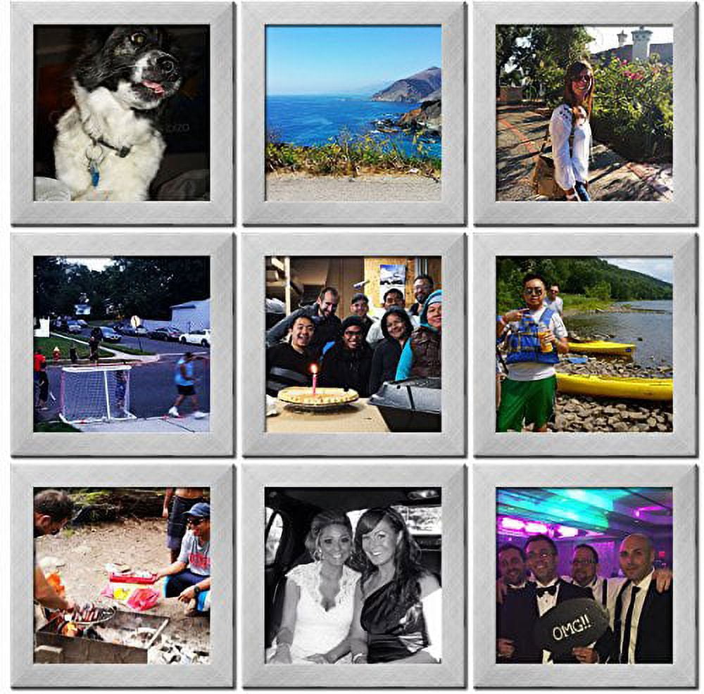 Instagram Photo Frame - Frame Your 4x4 Photos! - Stainless Steel 4" x 4 ...