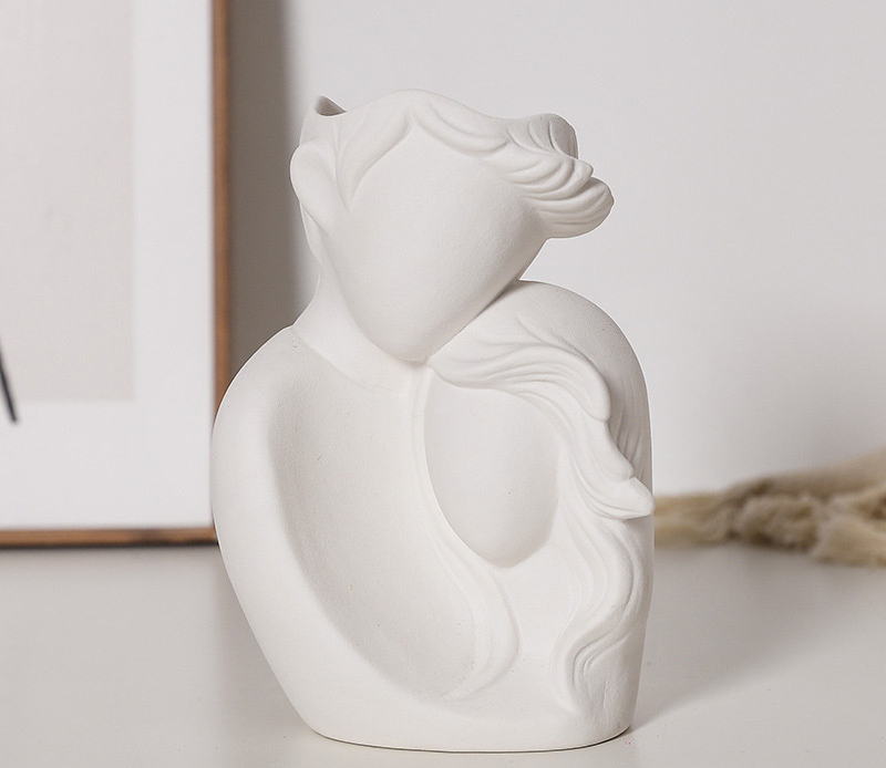 Instagram-worthy European-style ceramic vase depicting a couple ...