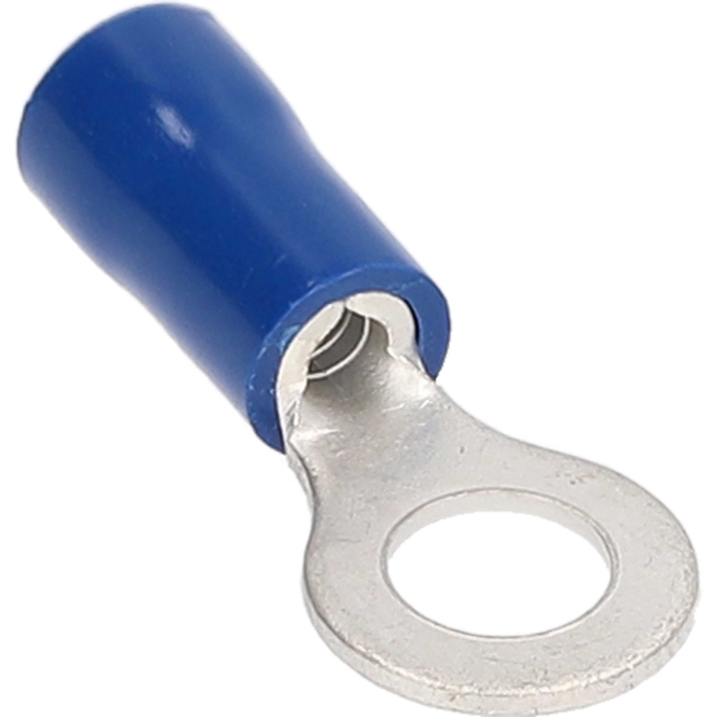 Install Bay BVRT6 Blue Vinyl Ring Terminal, 16/14GA, #6, 100/Pkg ...